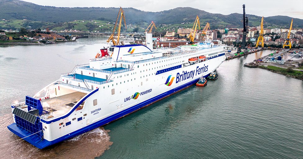 Santander ultima la operativa de Brittany Ferries con GNL | Transporte XXI